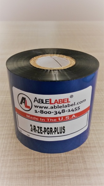 Zebra ® Wax/Resin & Resin Ribbons | Able Label | 2.36” Black Wax/Resin ...